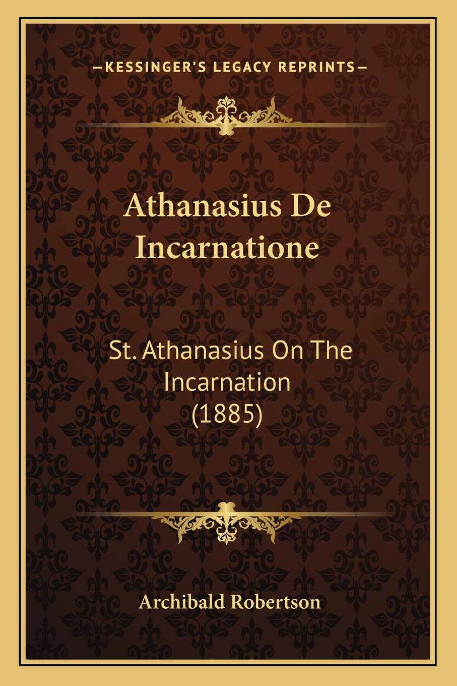 Snapklik.com : Athanasius De Incarnatione: St Athanasius On The Incarnation
