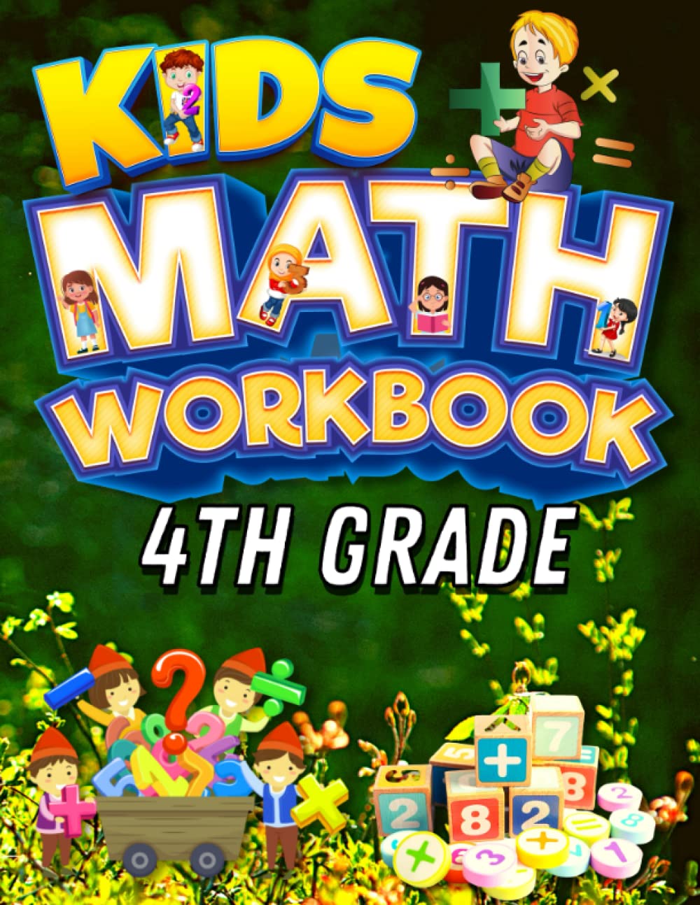 Kids Math Workbook 4th Grade: Math Workbook for Kids Ages 9-12 ...