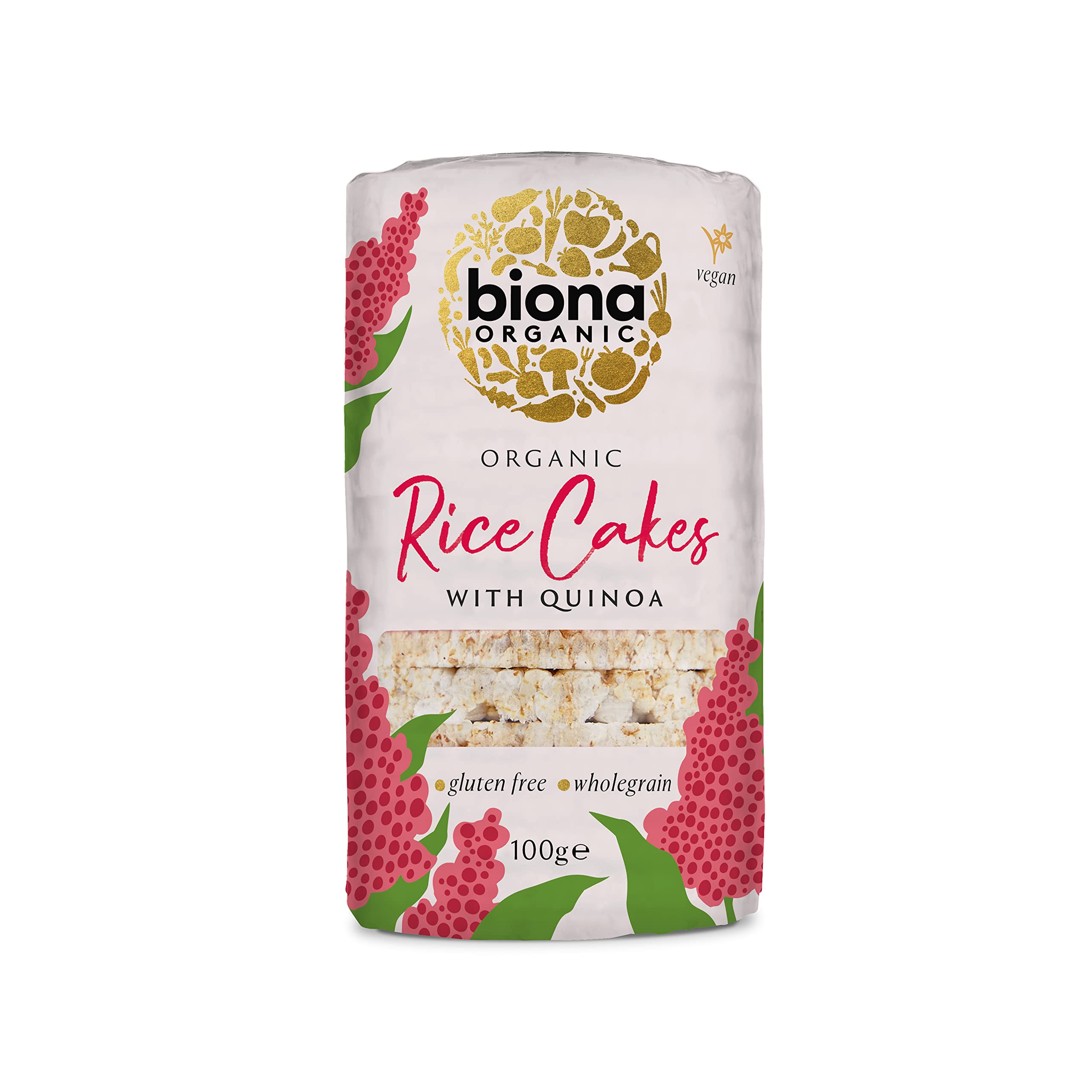 Biona Organic Quinoa Rice Cakes 100g (Pack of 12) : Amazon.co.uk: Grocery
