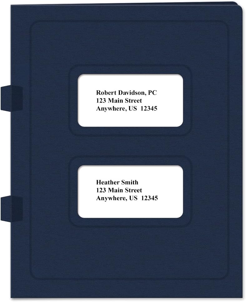 Amazon.com : Tax Return Folder with Side-Staple Tabs, 50 Count : Office ...