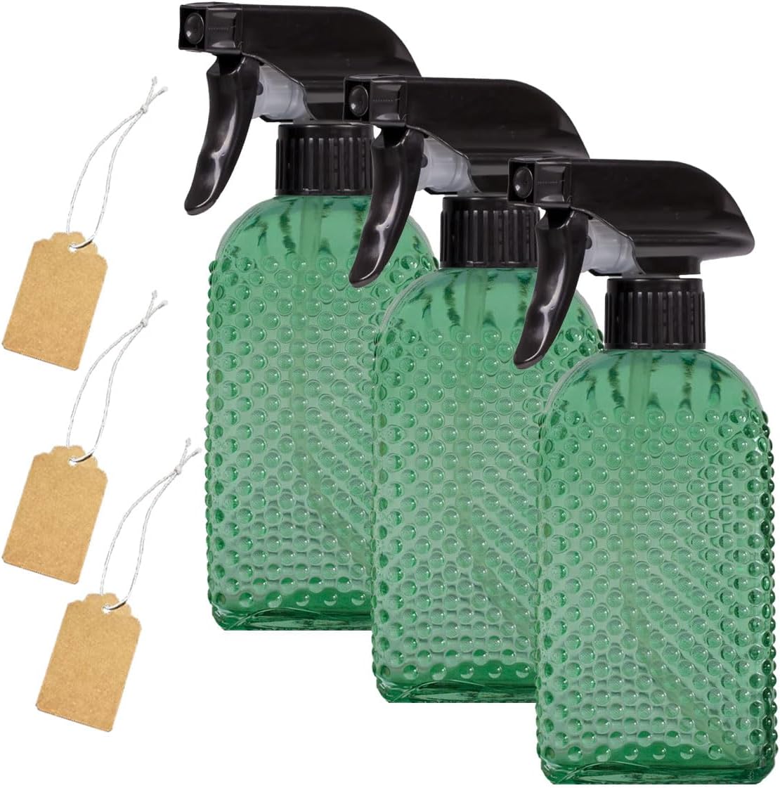 Amazon.com: Vivaplex, 3, Large, 16 oz, Empty, Assorted Colors, Glass ...