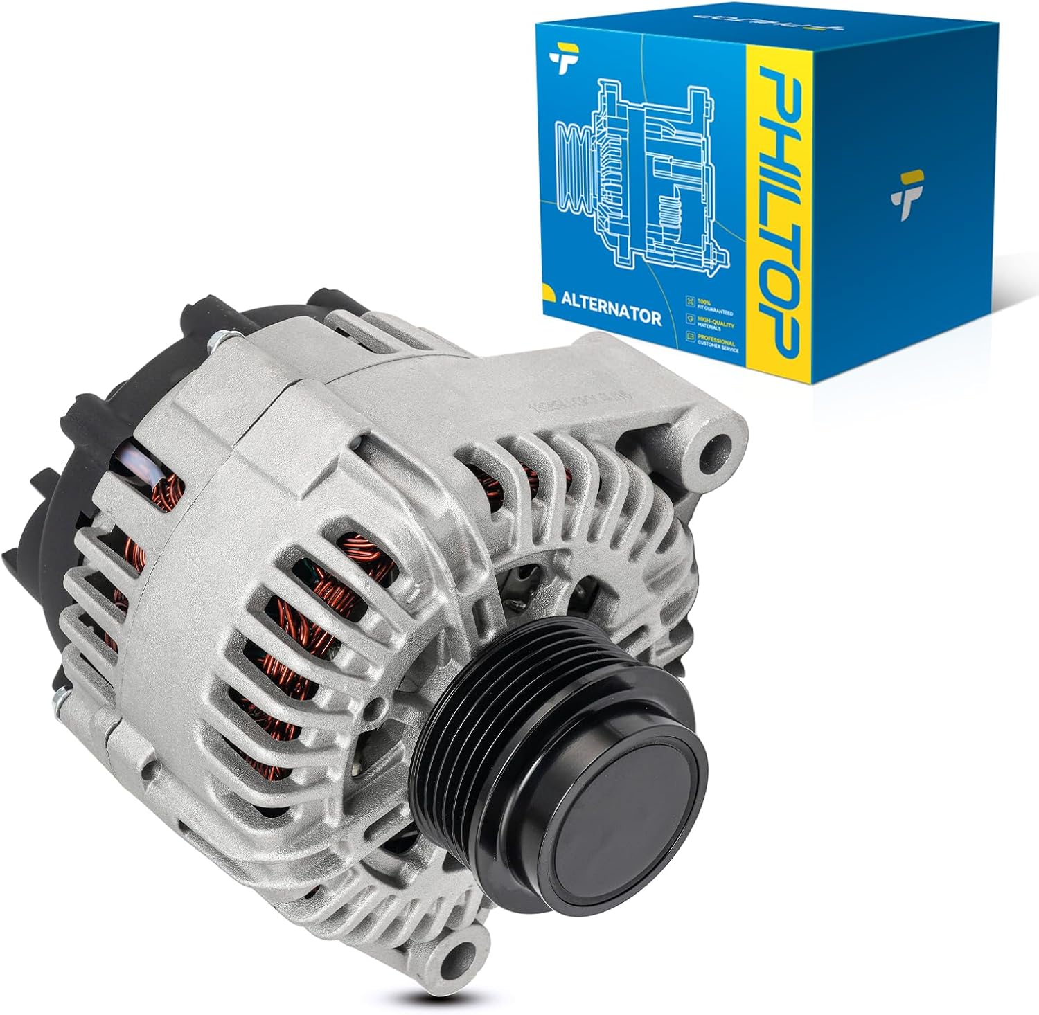 Amazon.com: PHILTOP Alternator Compatible with Chevy Corvette 1997-2008 ...