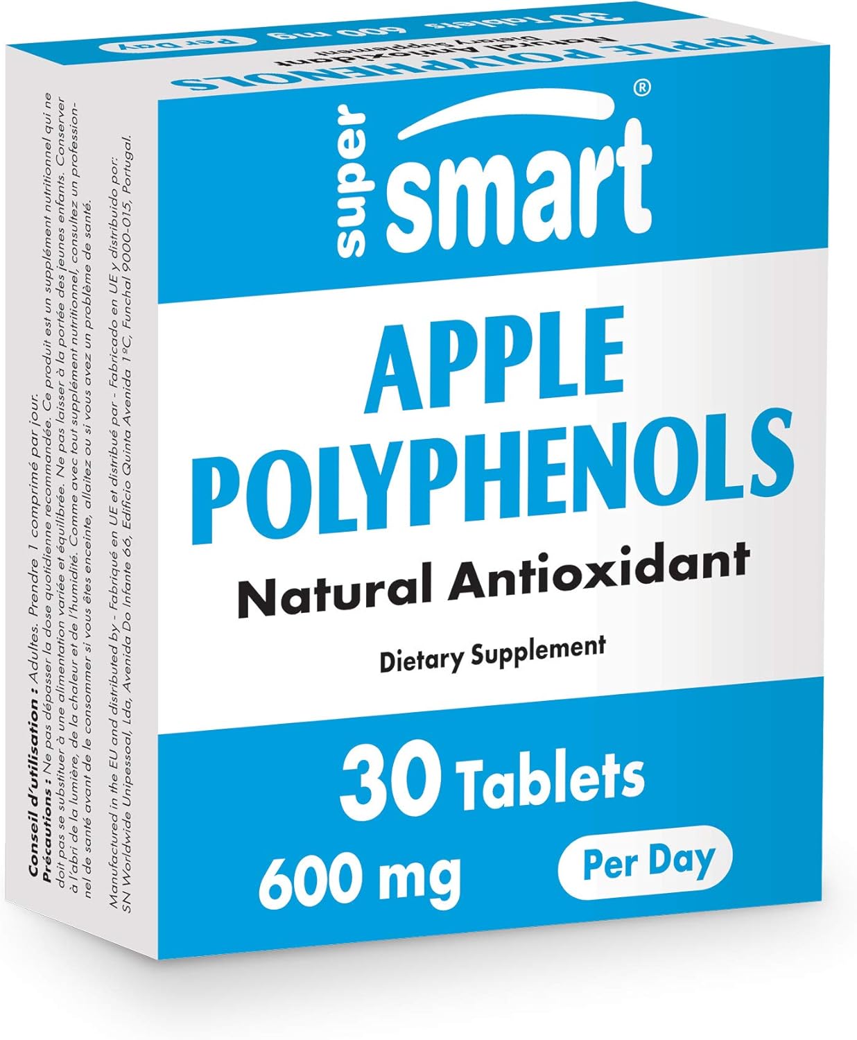 Amazon.com: Supersmart - Apple Polyphenols Supplement 600mg per Day ...