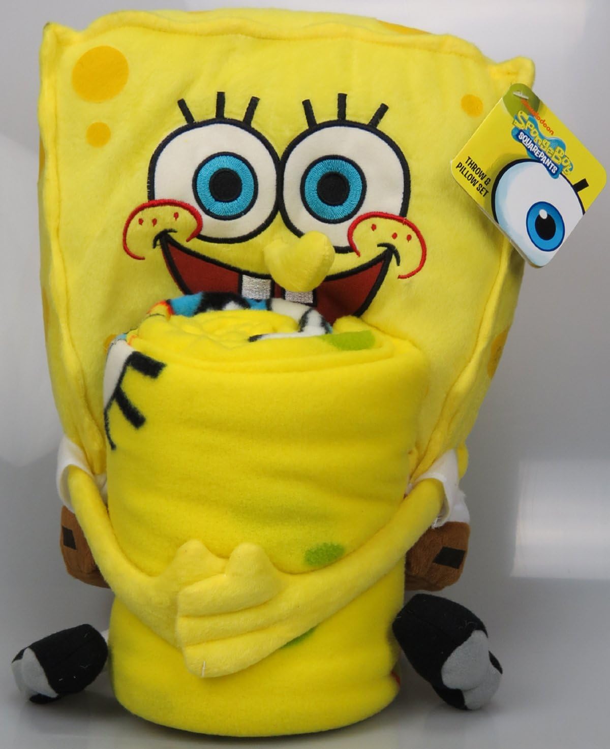 Amazon.com: Spongebob Throw & Pillow Set by Northwest : Home & Kitchen