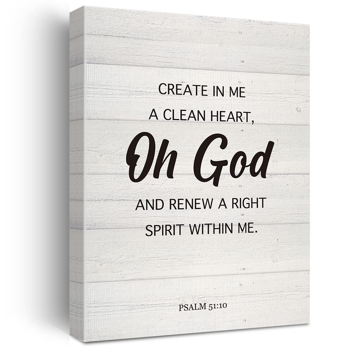 Clean Heart Bible Quotes Hand Lettering With Bible Verse Create In Me