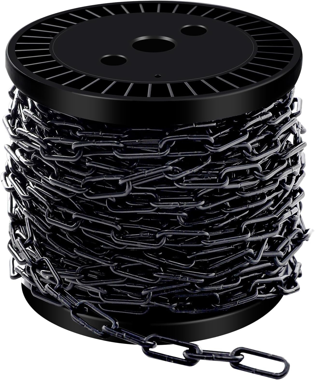 Amazon.com: AKOLAFE 2Set 19 ft Long Black Chain Link 1/8" Decorative ...