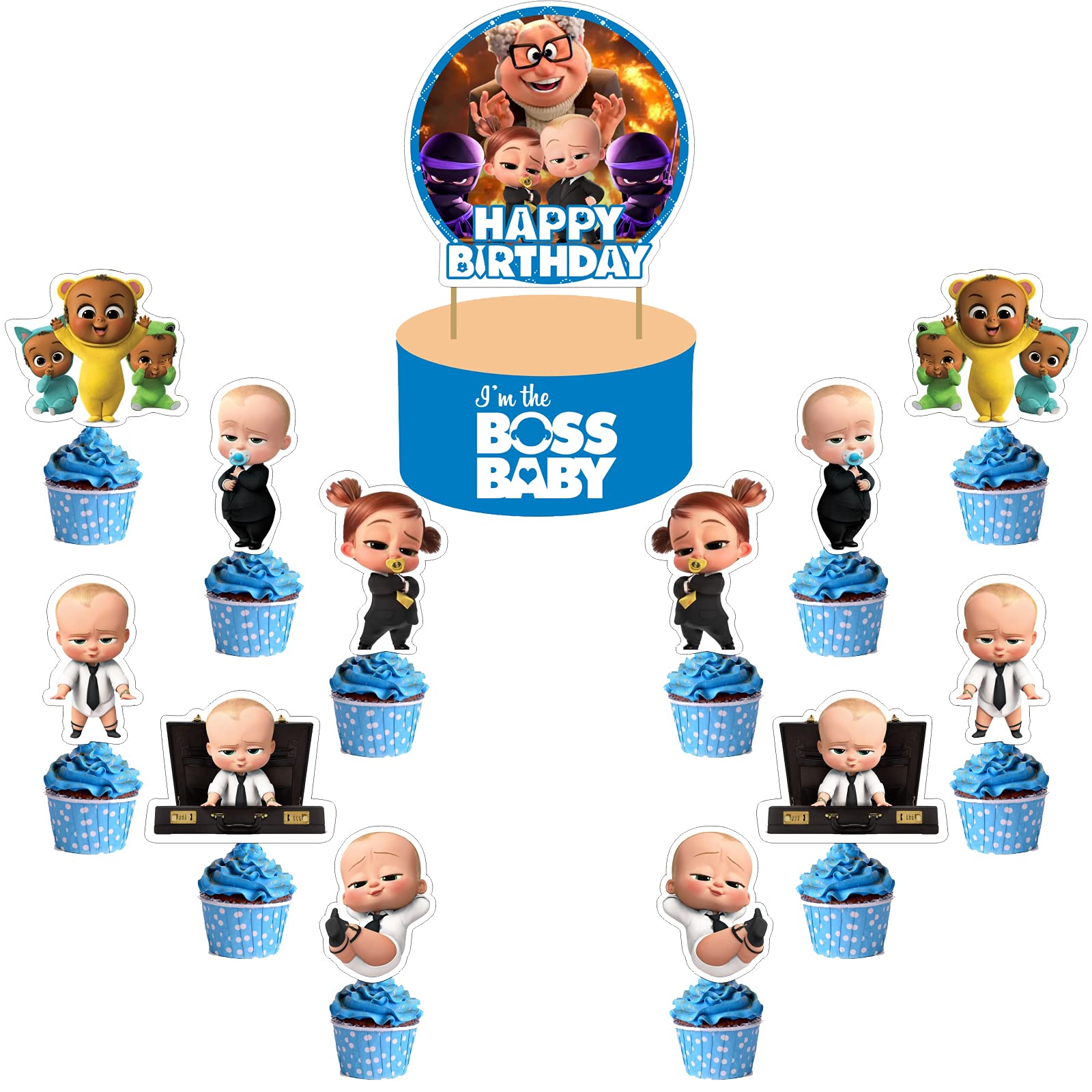 Boss Baby Party Decorations Set Including Boss Baby Banner Latex ...