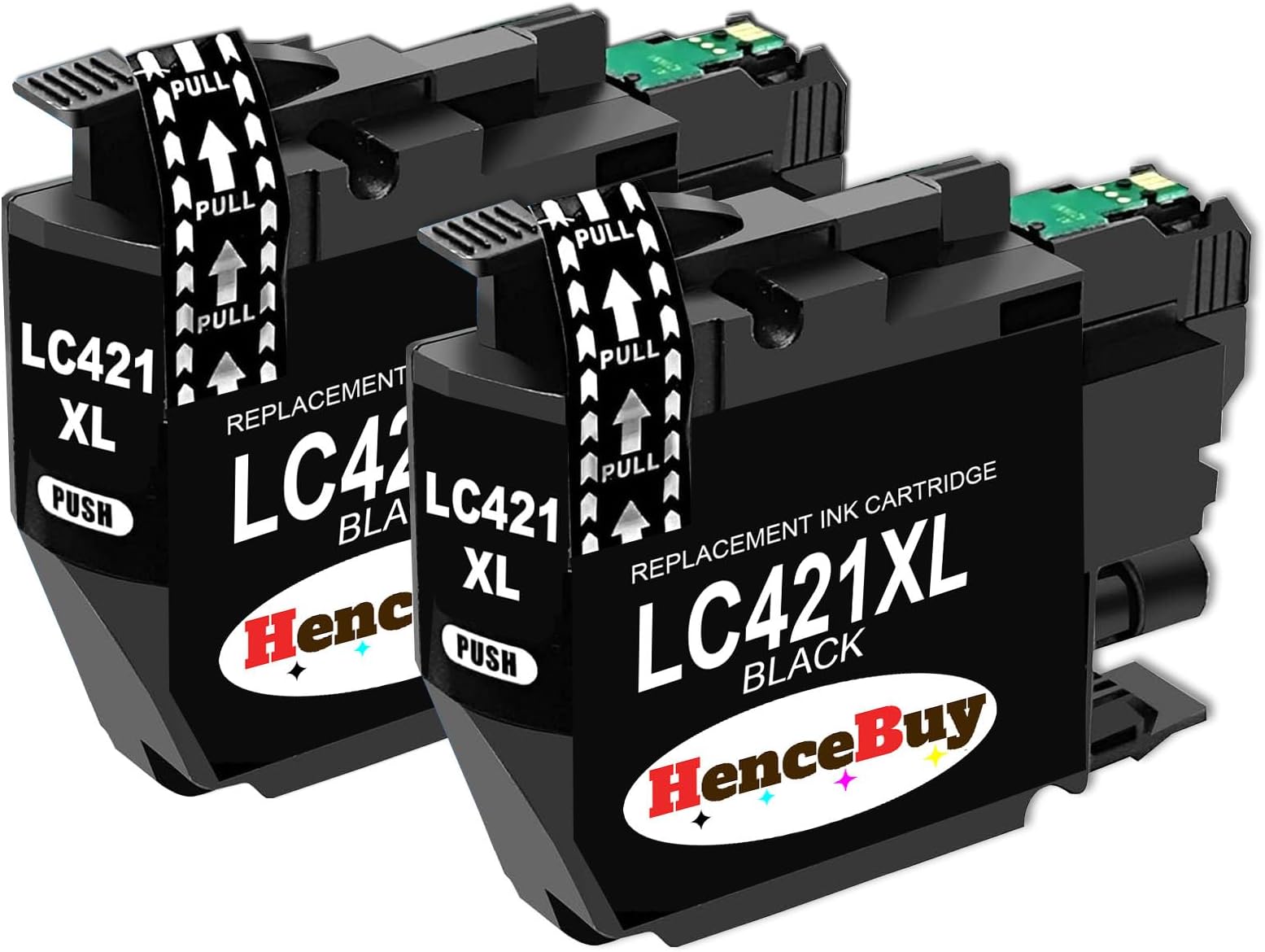 HenceBuy LC421XL Black Ink Cartridges for Brother LC421 XL LC-421XLVA ...