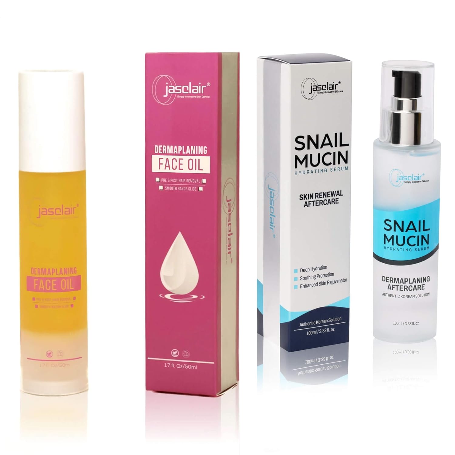 Amazon.com: Dermaplaning Oil & Dermaplane Serum Bundle – Ultra-Glide ...
