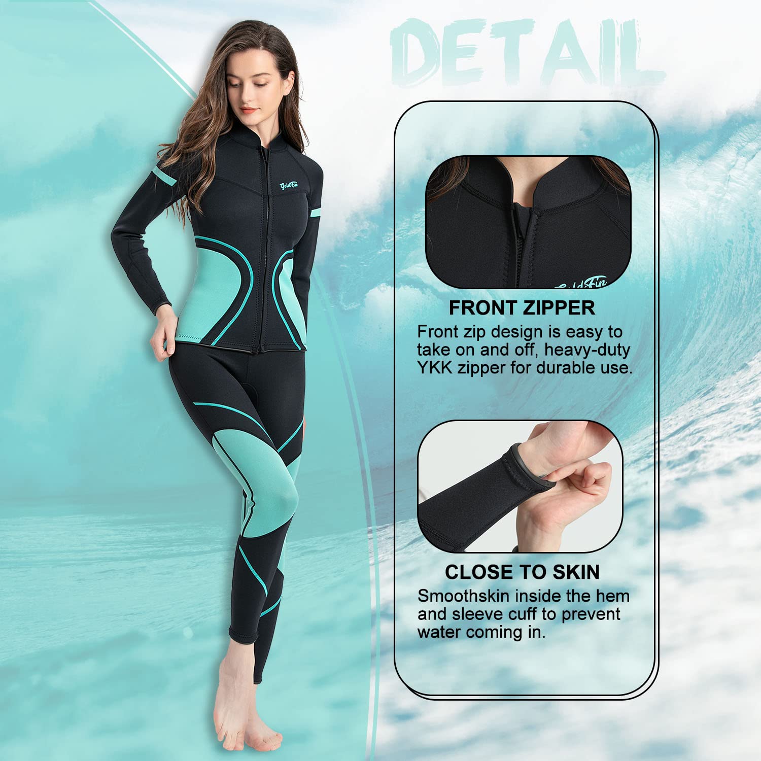Snapklik.com : GoldFin Wetsuit Pants Womens 2mm Neoprene Wetsuit Pants ...