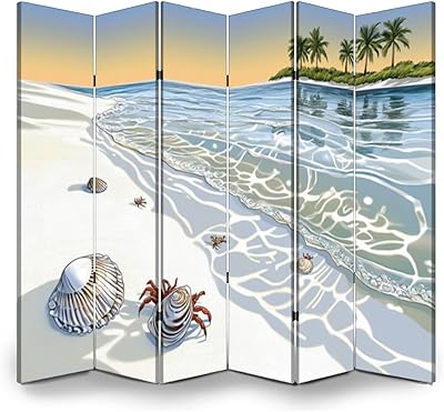 Amazon.com: LANDCHY Surfboard Shaped Room Divider Beach Theme Privacy ...