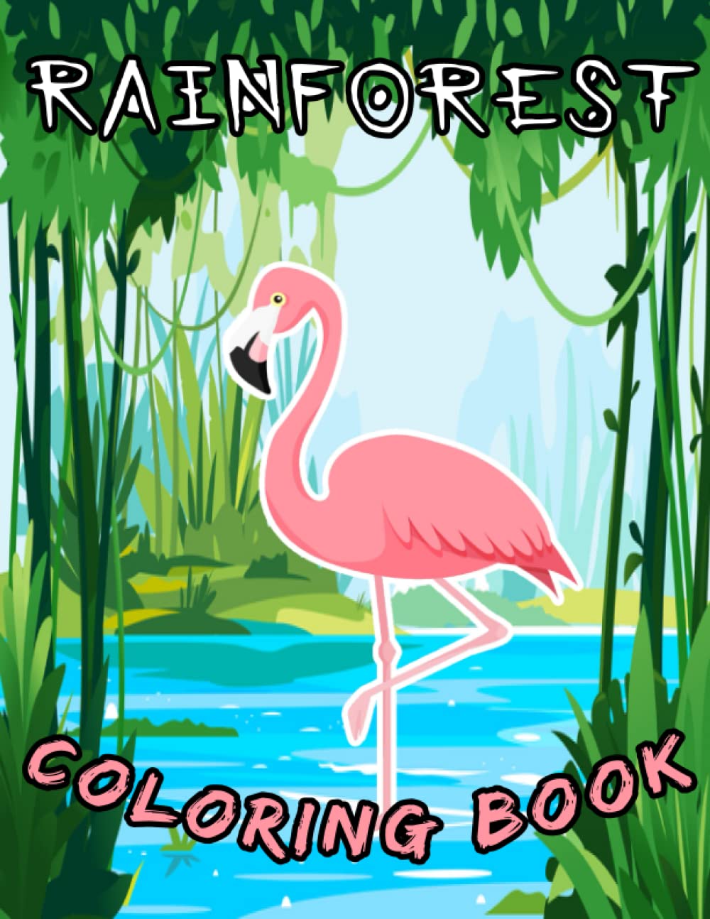 Rainforest Coloring Book Rainforest Colouring Pages Cute Coloring Book ...