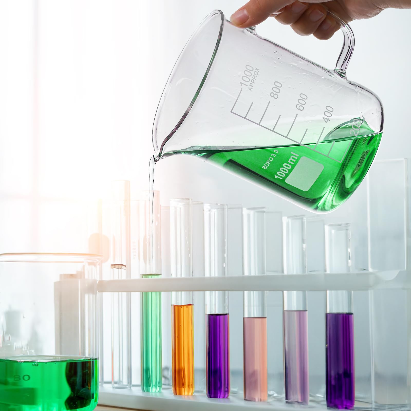 Tall Form Beakers Corning - 5 Sizes Tall Form Borosilicate Glass With ...