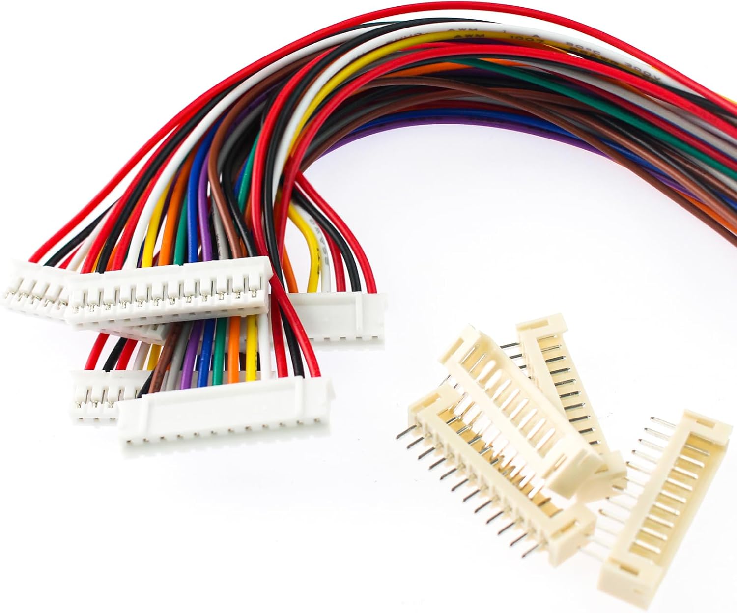 Amazon.com: 40Pcs Mini Micro JST-PH 2.0mm 12 Pin Male Connector with 15cm Silicone Wire Cables ...