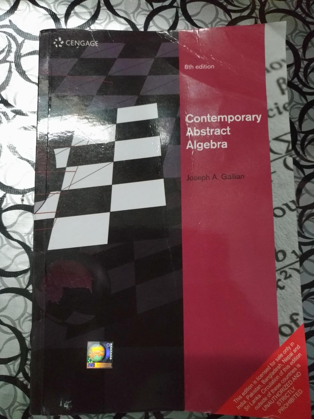 Buy Contemporary Abstract Algebra Book Online at Low Prices in India ...