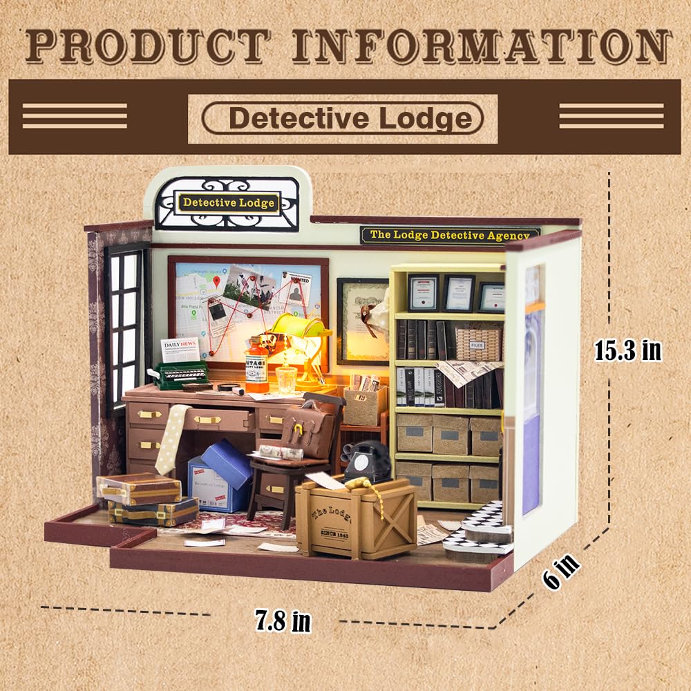 Snapklik.com : Lannso DIY Dollhouse Miniature Kit, Miniature House Kit ...