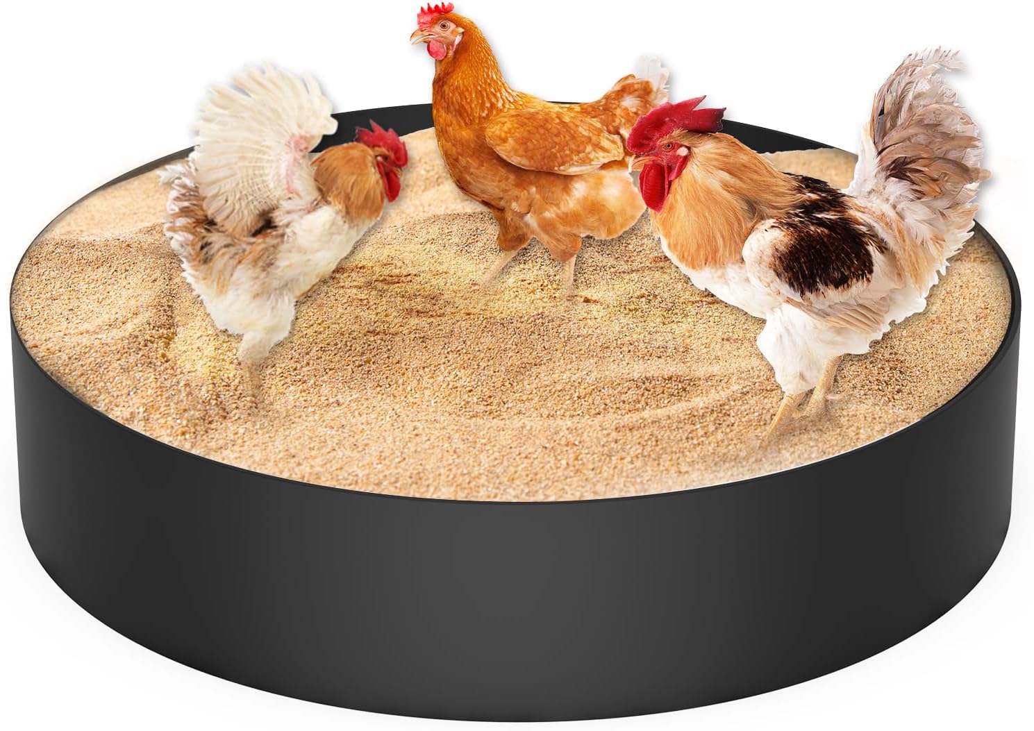 Amazon.com : MHLLGN Chicken Dust Bath Tub, Dust Bath for Chickens with ...