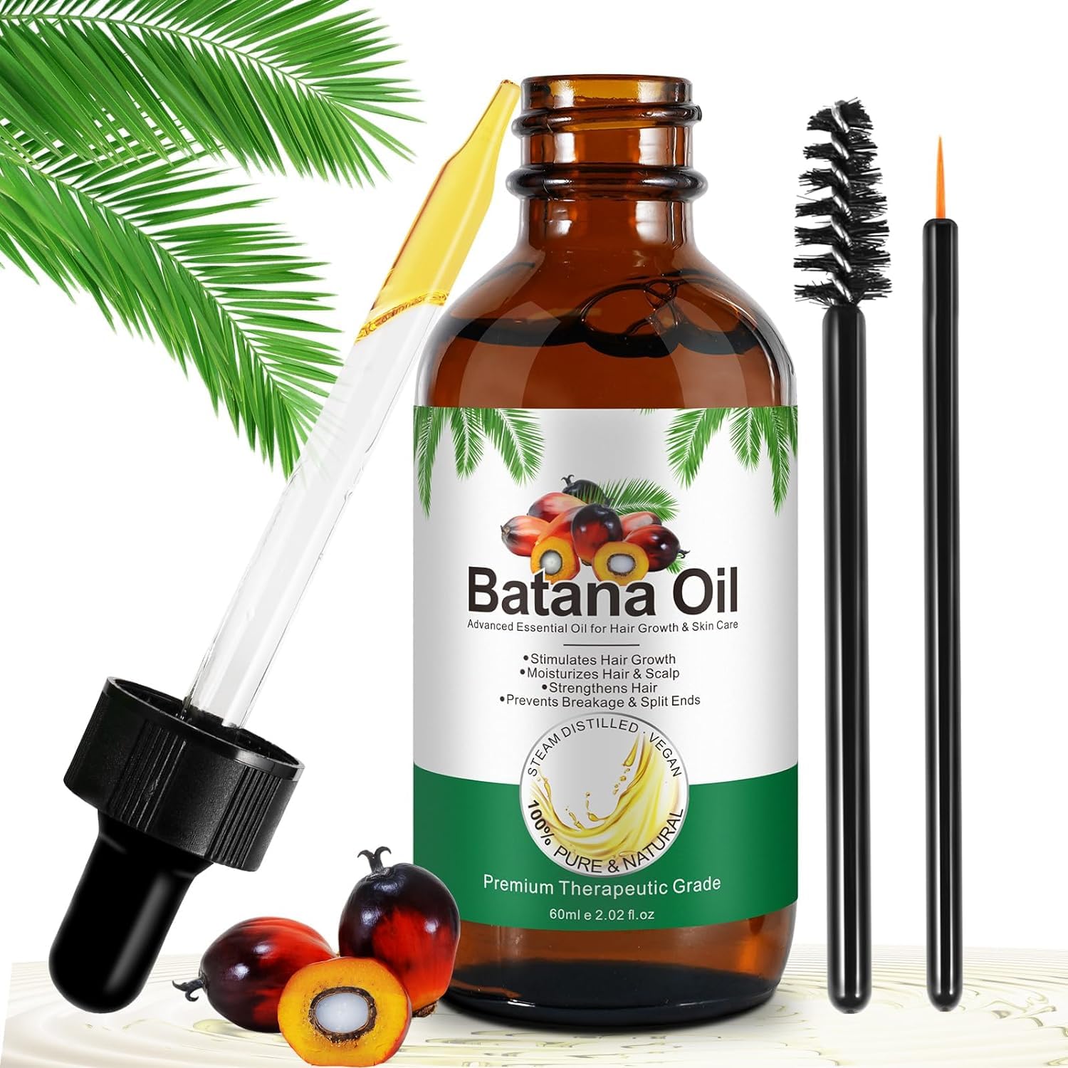 Batana Oil for Hair Growth and Nourishing - 100% Natural, Organic and ...