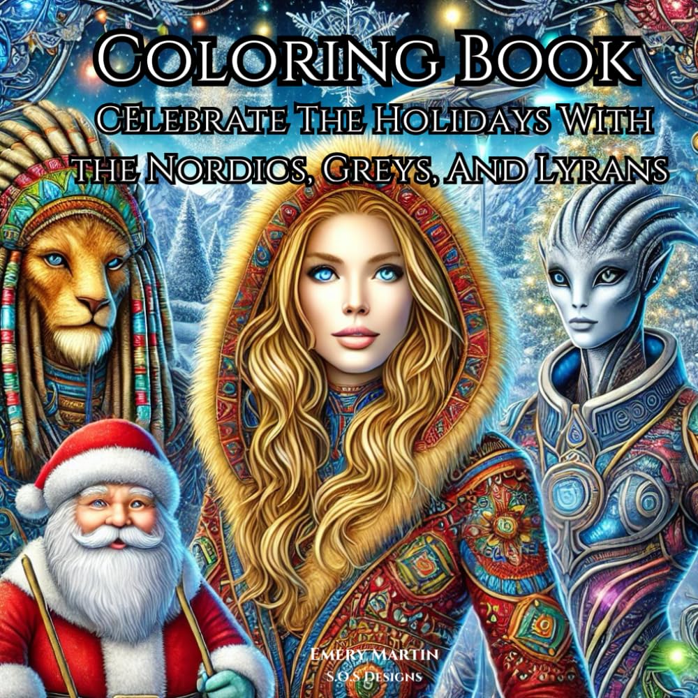 Amazon.com: Galactic Cheers! A Coloring Book for Adults and Teens ...