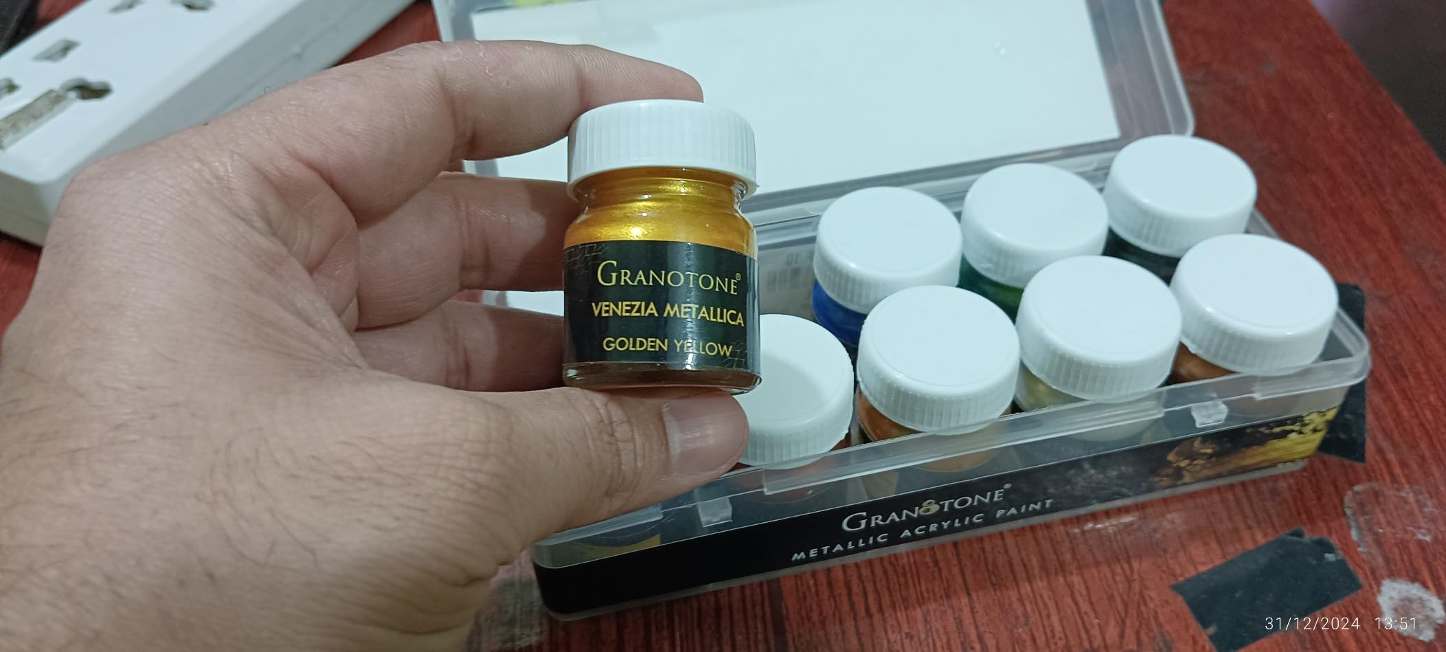 GRANOTONE Venezia Metallica Colors Kit - 10 Vibrant Water-Based, Non ...