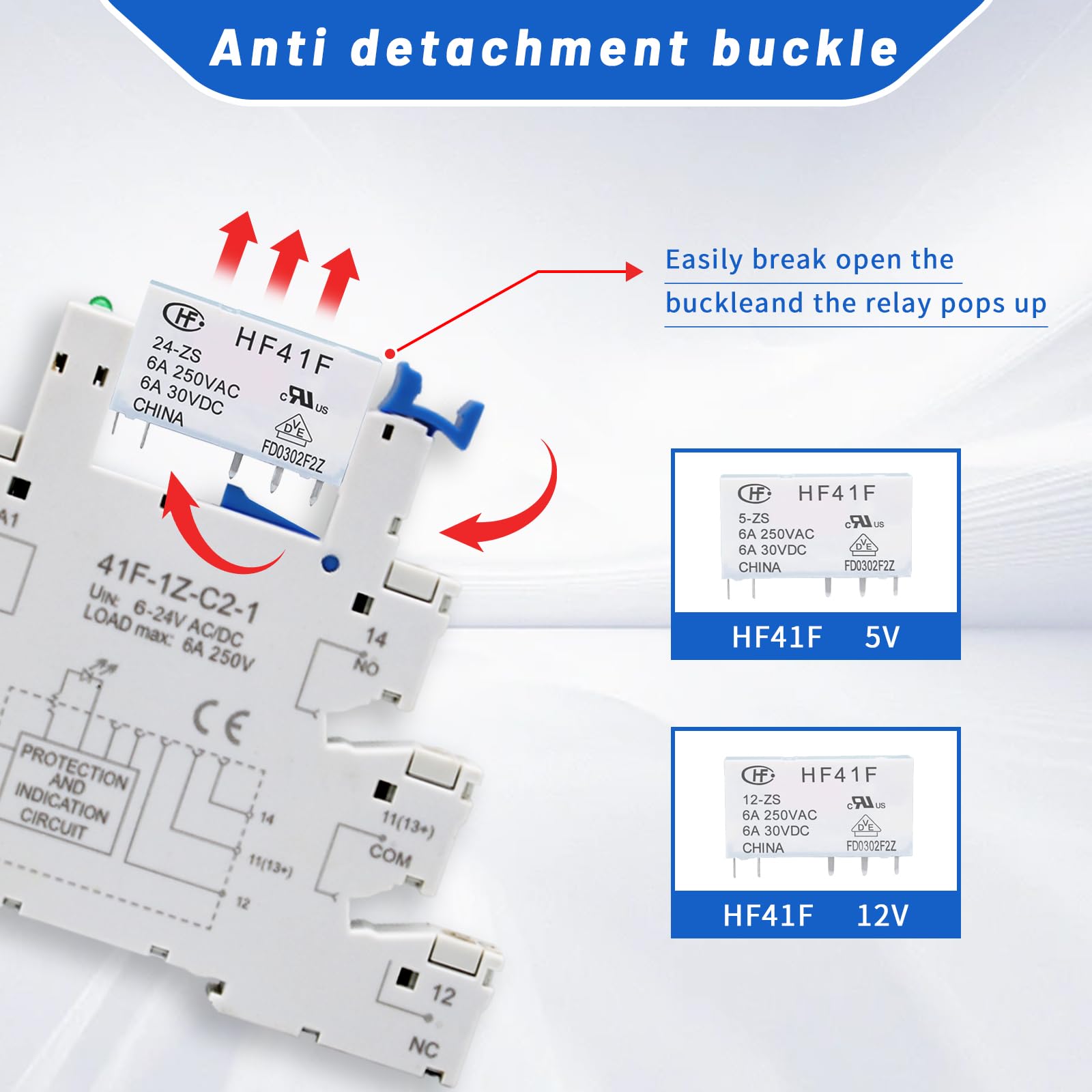 Snapklik.com : (2Pcs) 24V Relay Din Rail;Silm;Signal Relay For PLC ...