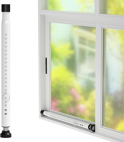 Window Security Bar, 16 to 51Inch Adjustable Sliding Door Lock Bar ...