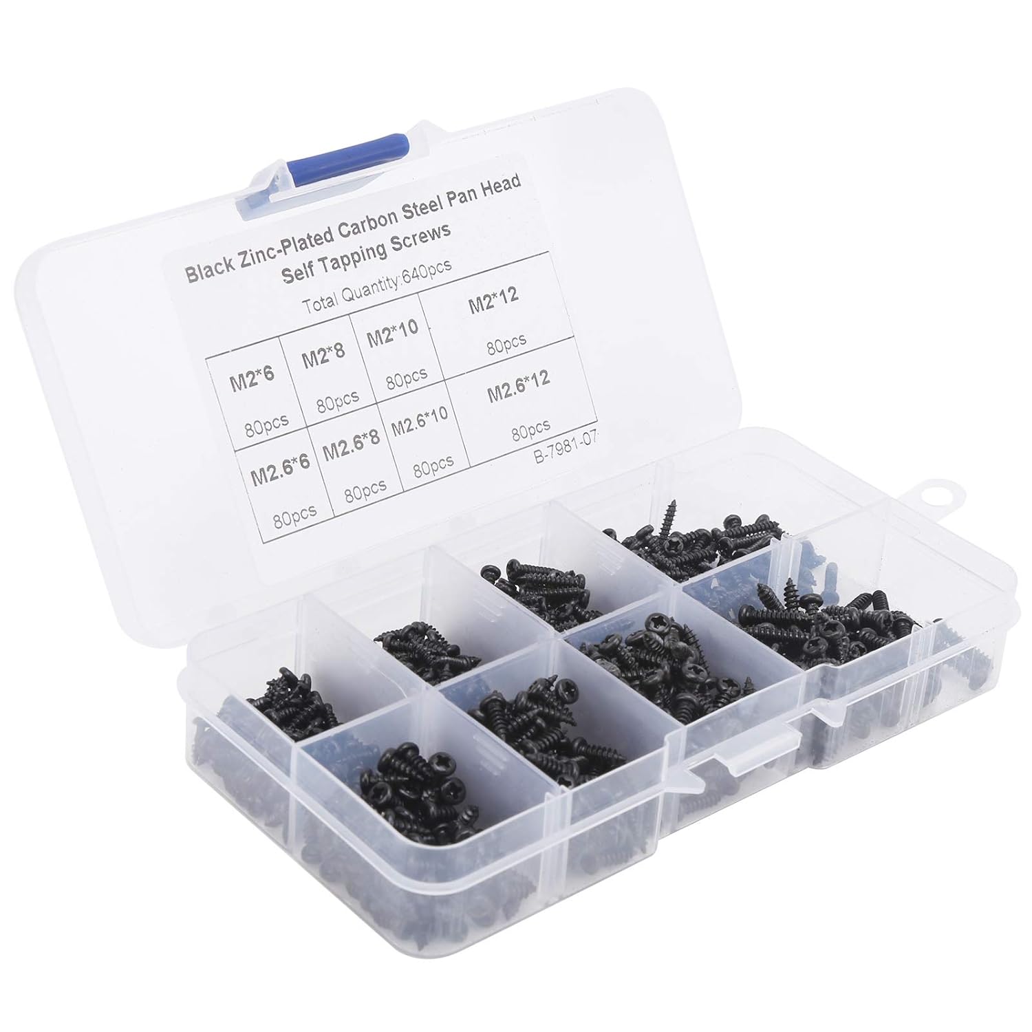 Pan Head Tapping Screws Set, Small Size Easy to Carry an Tapping Screws ...