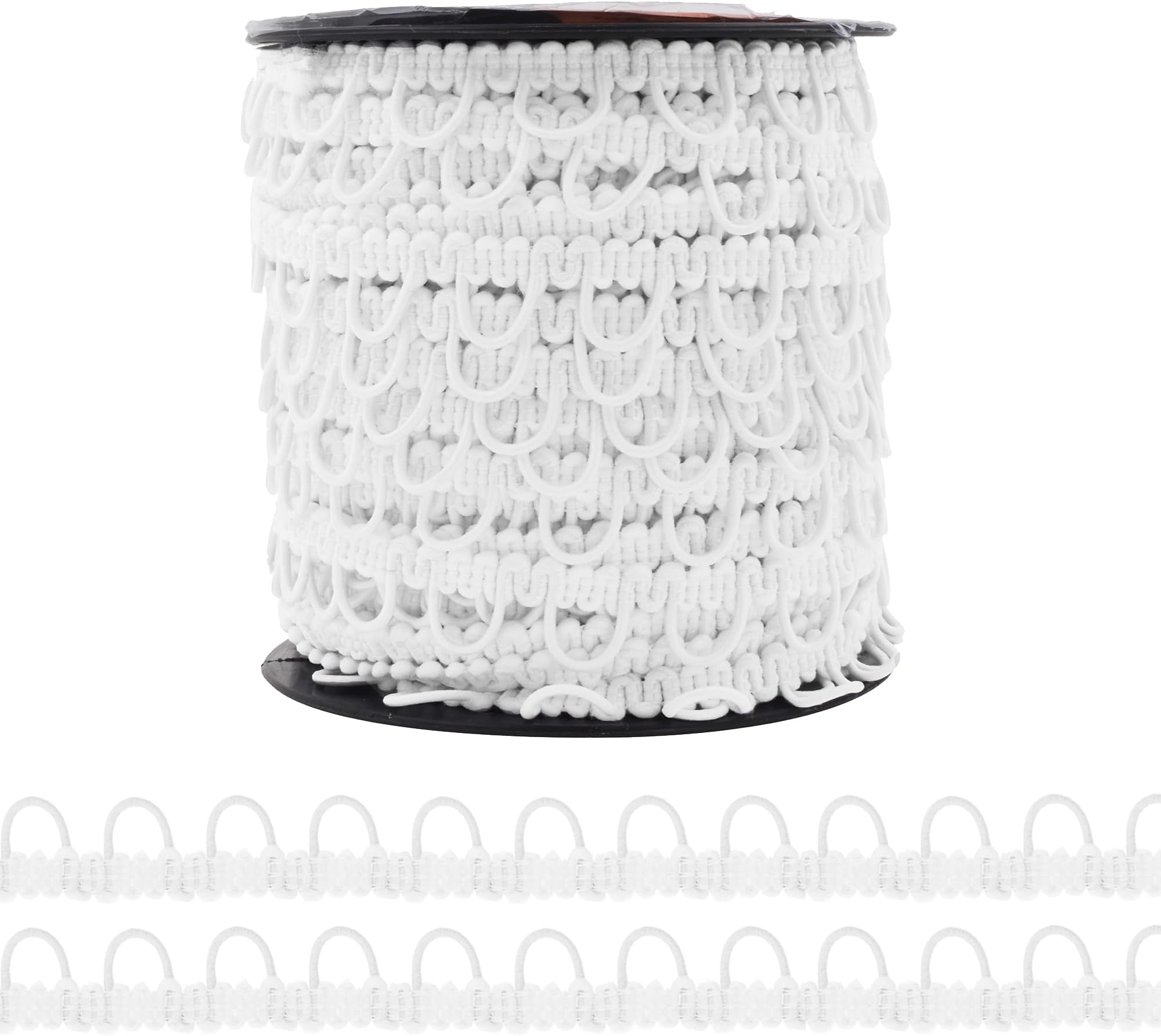 Amazon.com: Button Looping ZCZQC 10Yard 15mm Wide White Elastic Cord ...