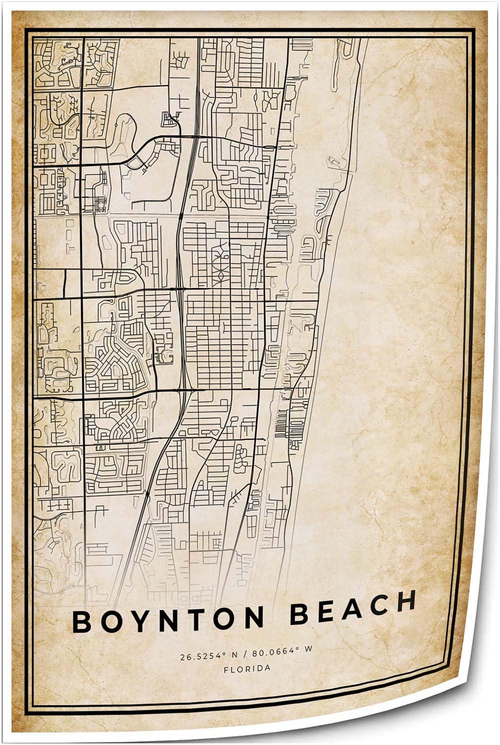 Mapa De Calles De Boynton Beach Boynton Beach Zoning Map Fill And