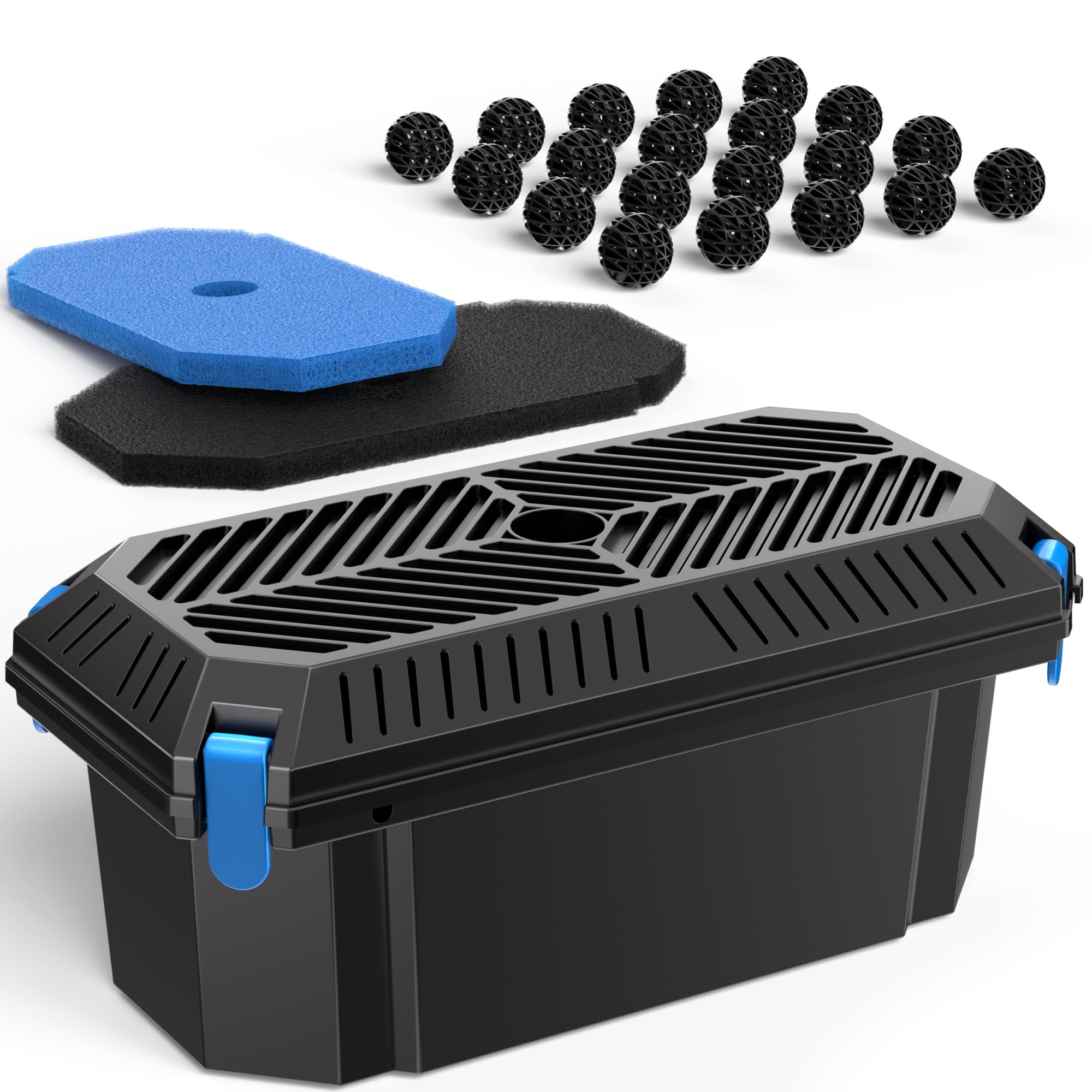 Amazon.com: Antfraer Pond Filter Box, Pond Filters for Outdoor Ponds ...