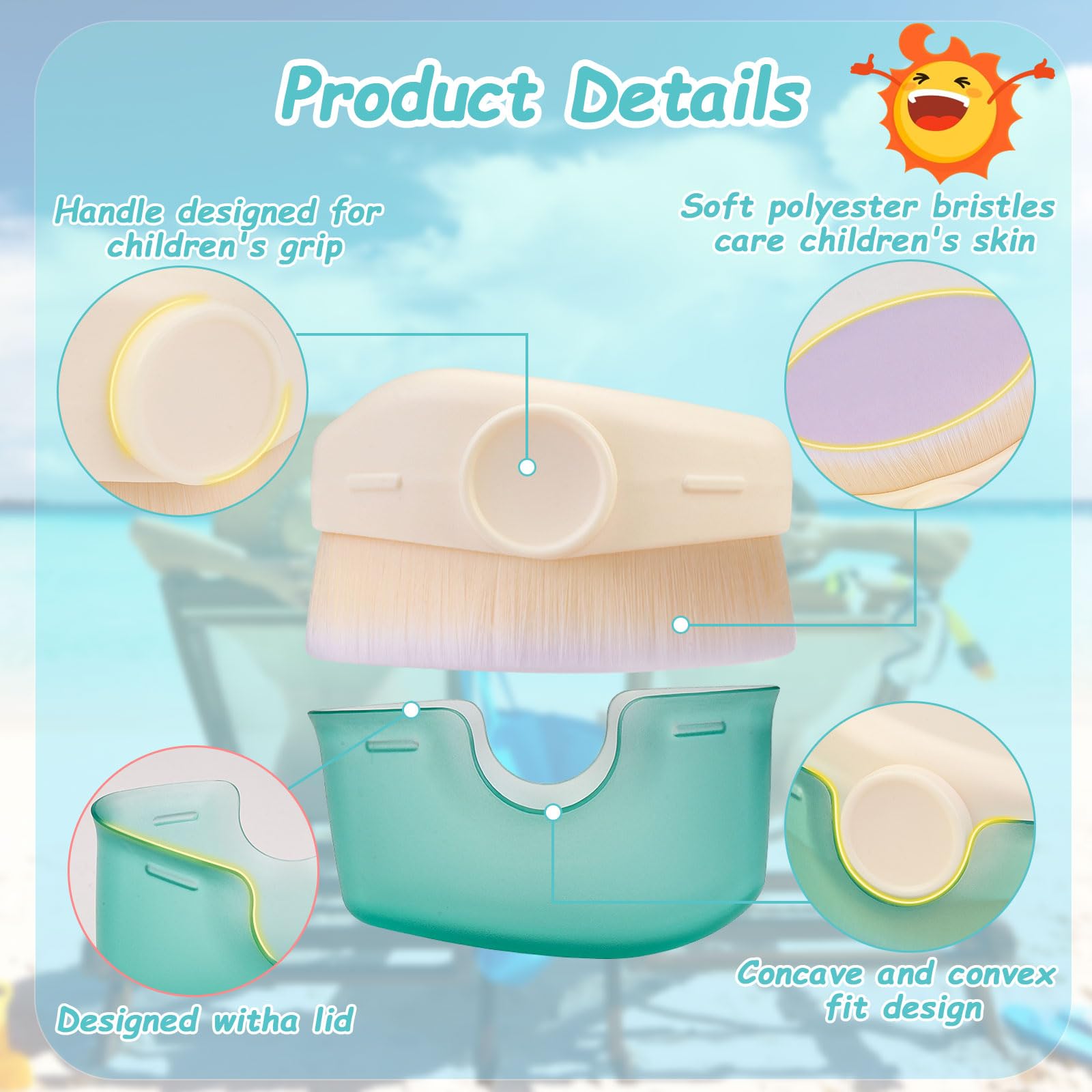 Snapklik.com : Dexspoeny Sunscreen Applicator For Kids And Self Tanning ...