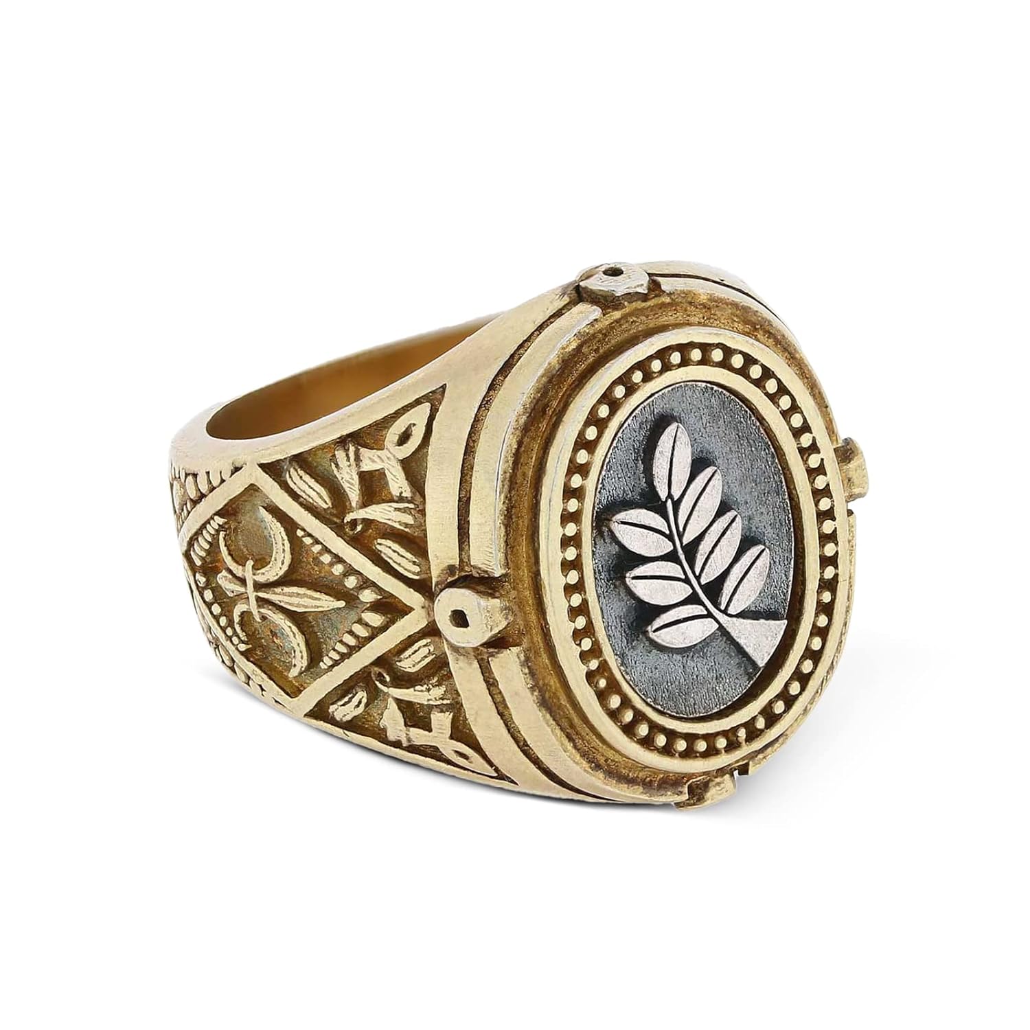 Amazon.com: Acacia Masonic Ring, Mason Ring, Master Mason Signet Ring ...