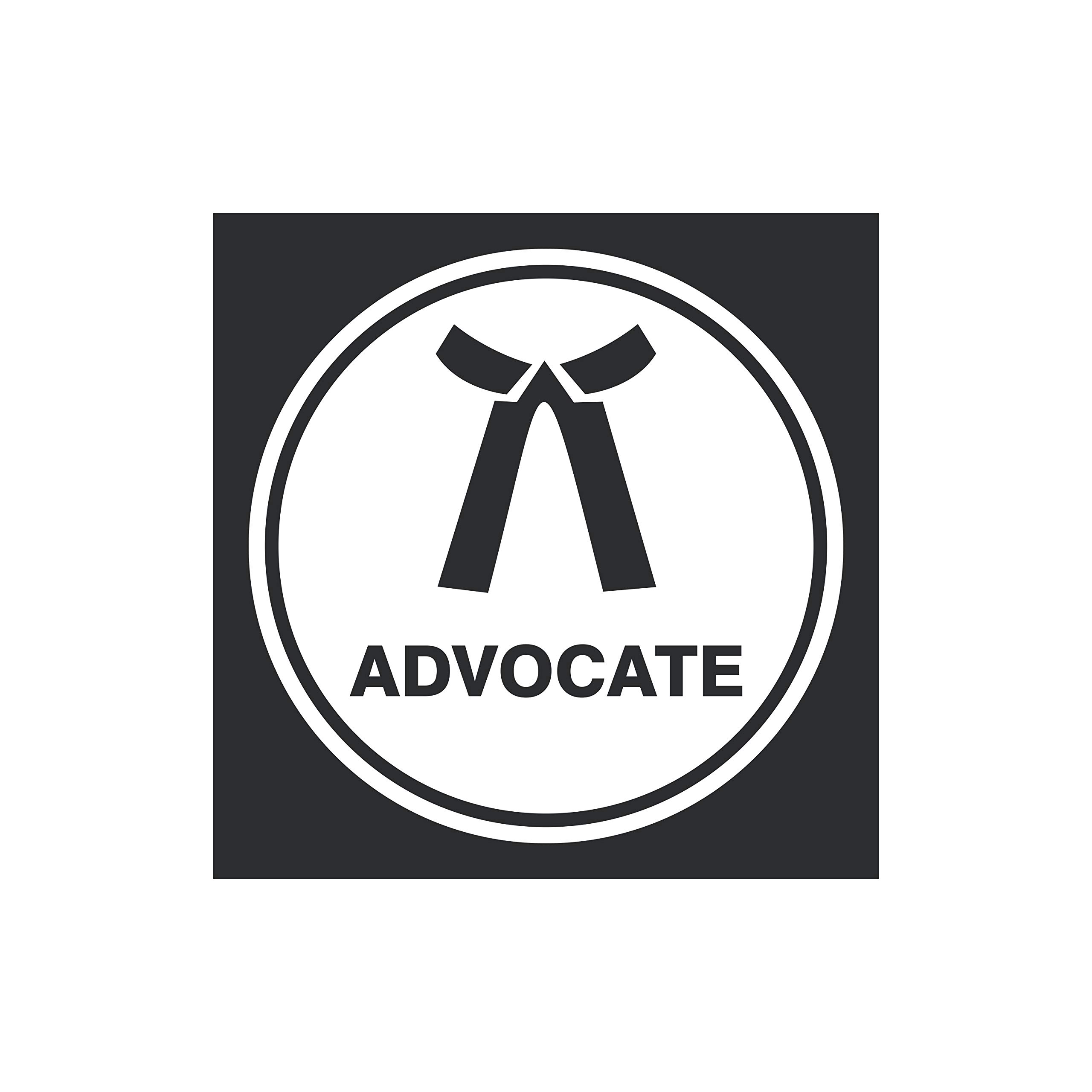 Anne Print Solutions® Advocate Sticker & Keep Distance Sticker for Bike ...