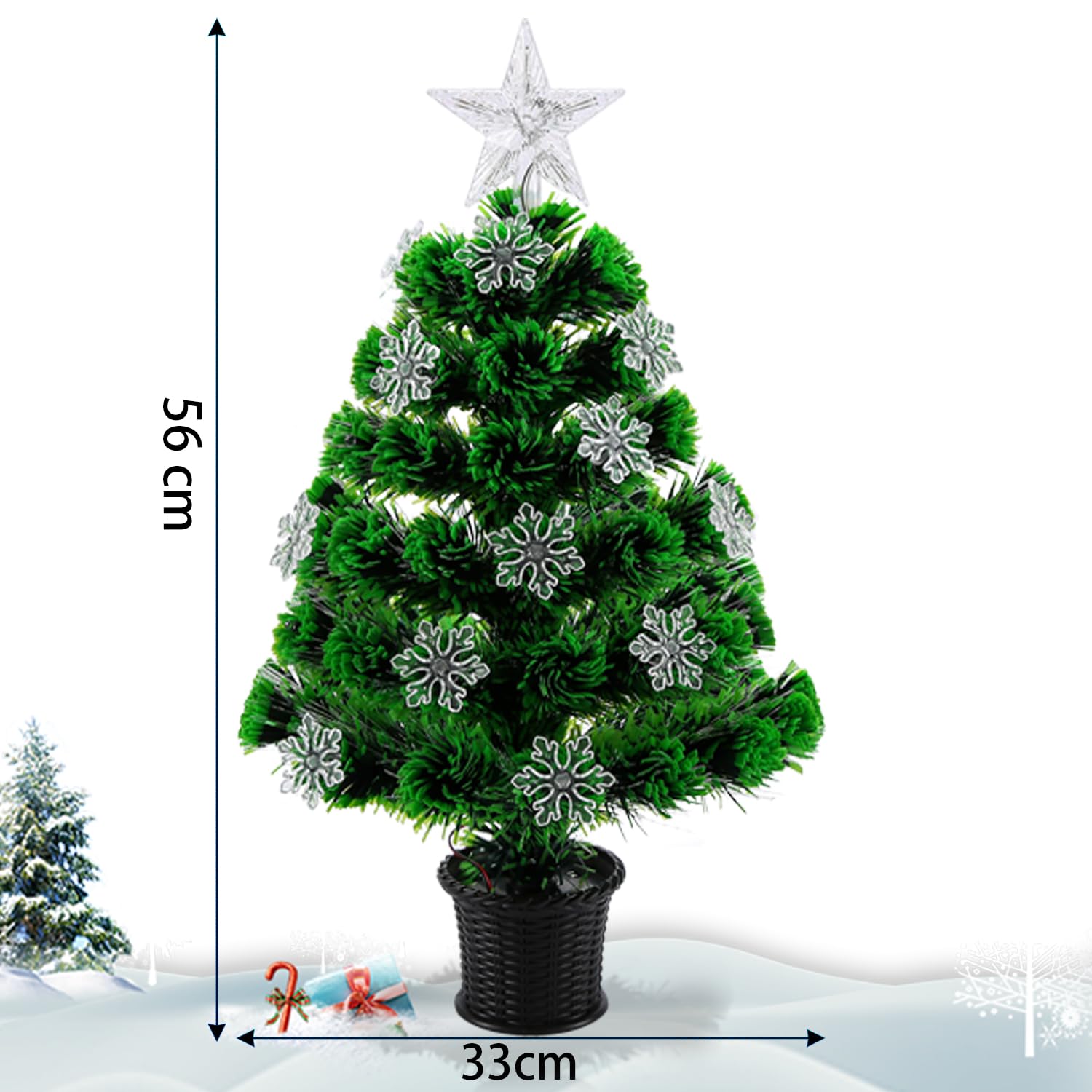 Color Changer Mini Tree Mini Artificial Christmas Tree 2.5ft With