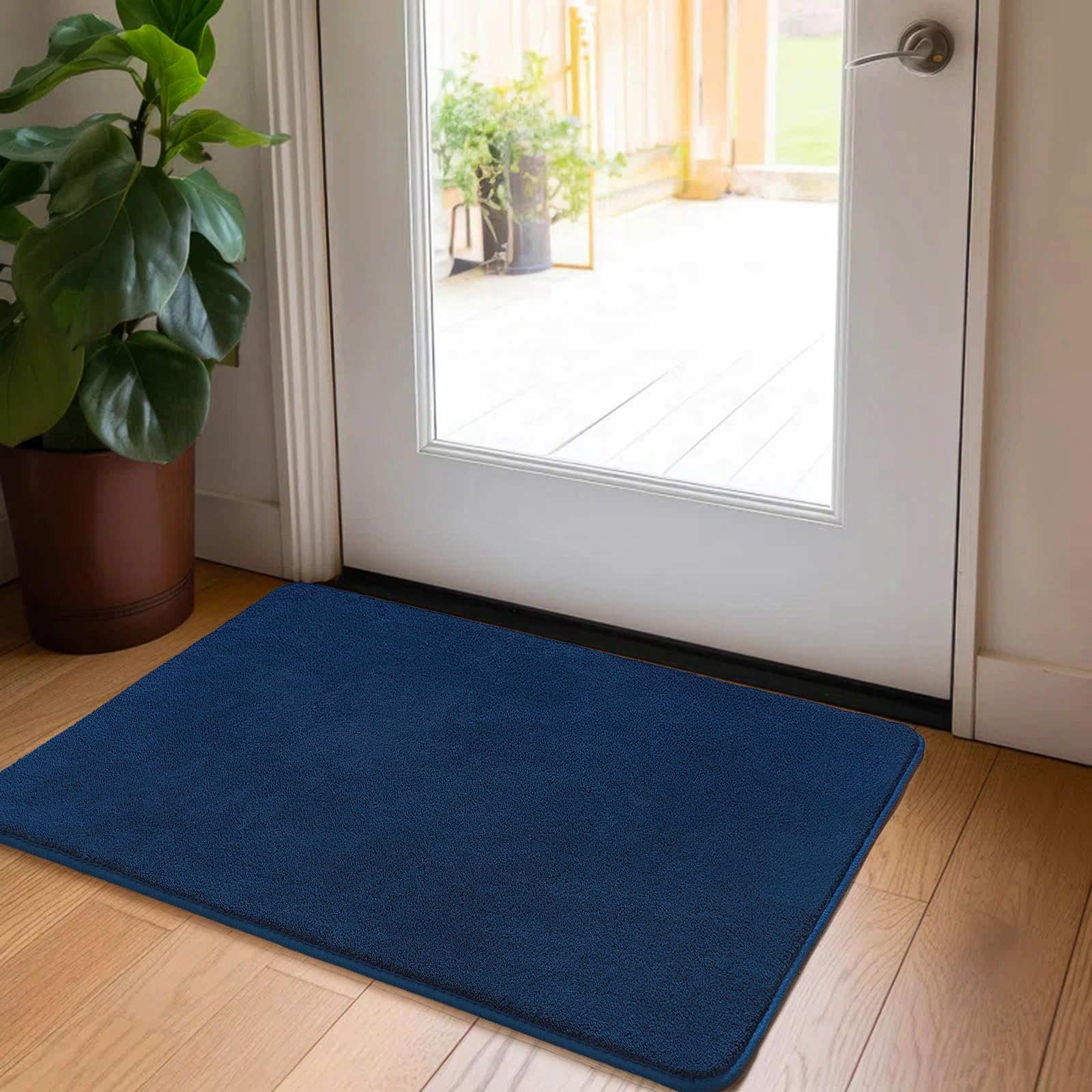 Amazon.com: HOMORE 2x3 Entryway Rug, Small Navy Blue Rugs for Bedroom ...