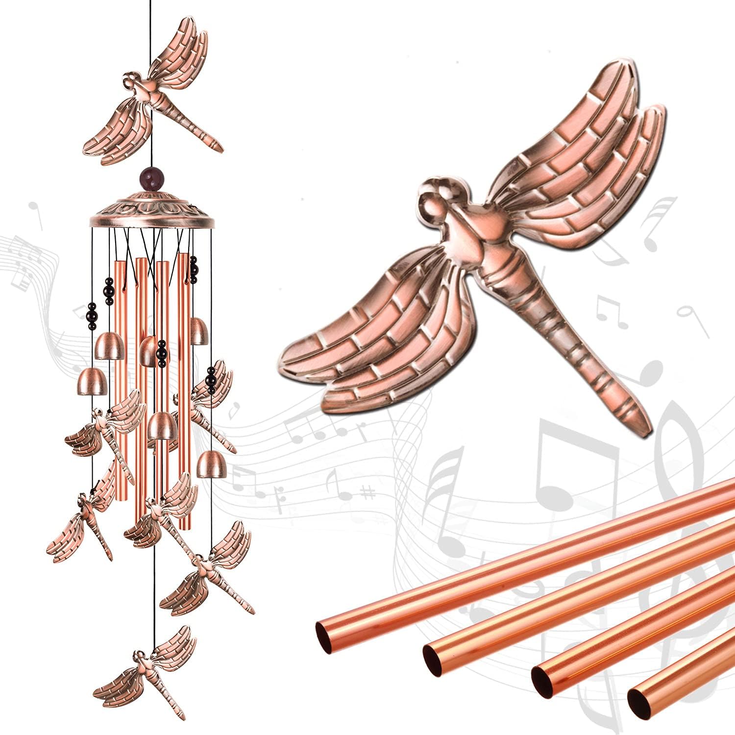 Amazon.com : Bird Wooden Wind Chime Bird Wind Chime Wood Windchimes ...