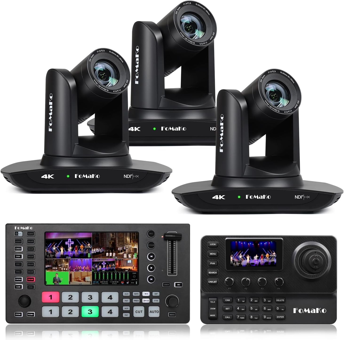 FoMaKo 4K 20X PTZ Camera HDMI, AI Auto-Tracking,for Philippines | Ubuy