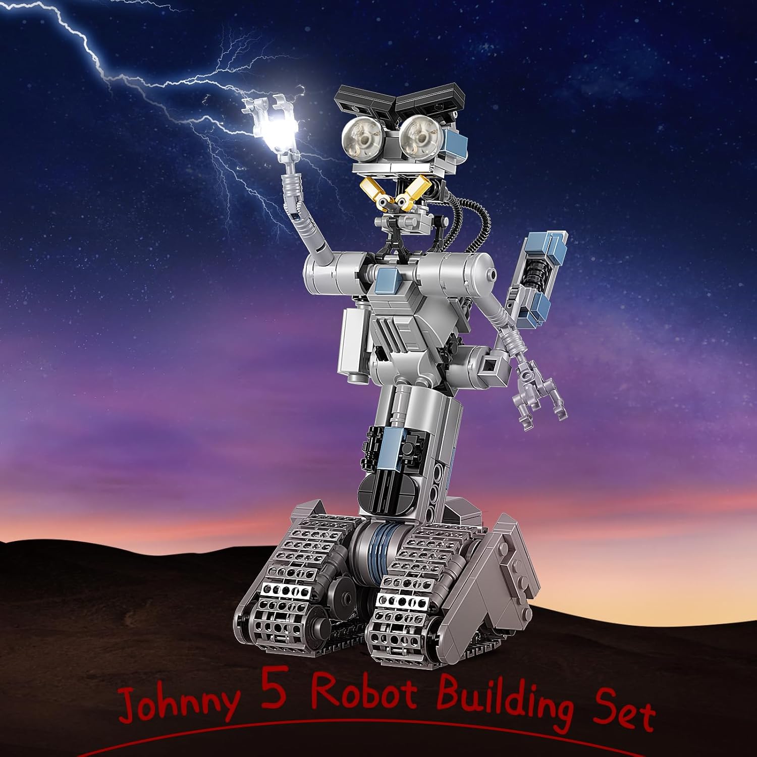 Johnny 5 Robot Building Set, compatible con Lego Short Circuit Open ...