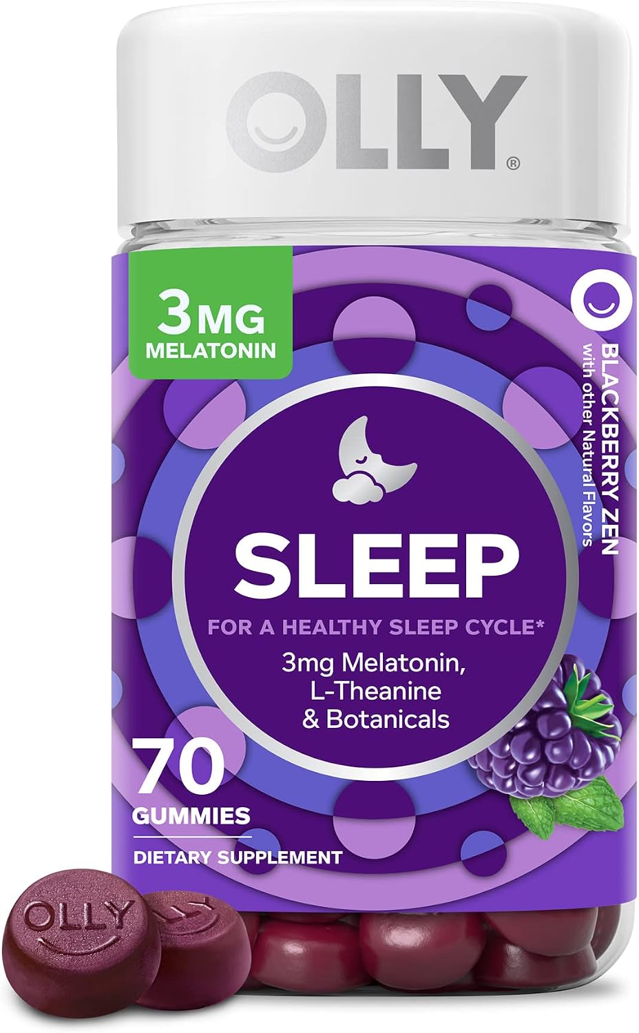 Amazon.com: OLLY Sleep Gummy, Occasional Sleep Support, 3 mg Melatonin ...