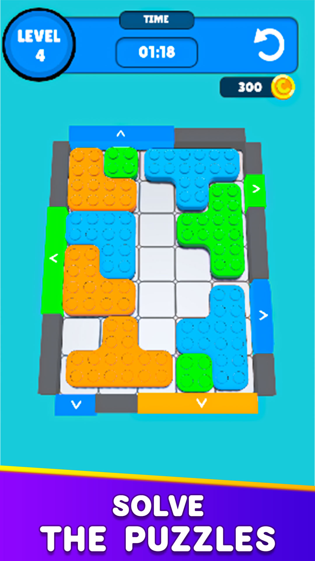 Bunte Block Jam 3D: Gelee Füllen Farbe Sortieren Tapout Challenge Spiel ...