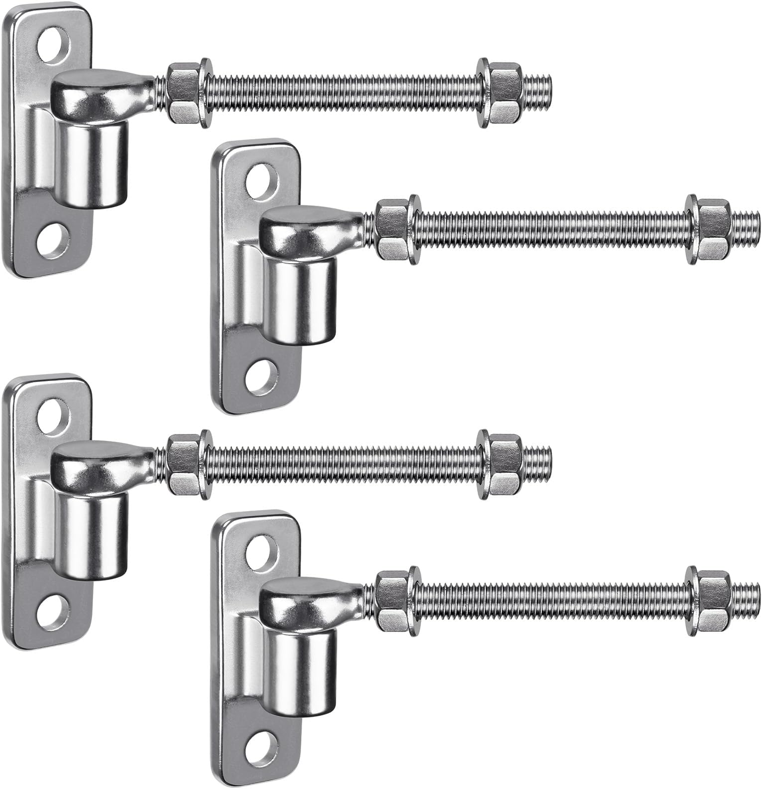 Amazon.com: Skelang 1/2" J-Bolt Hinge, Heavy Duty Gate Hinge with Hole ...