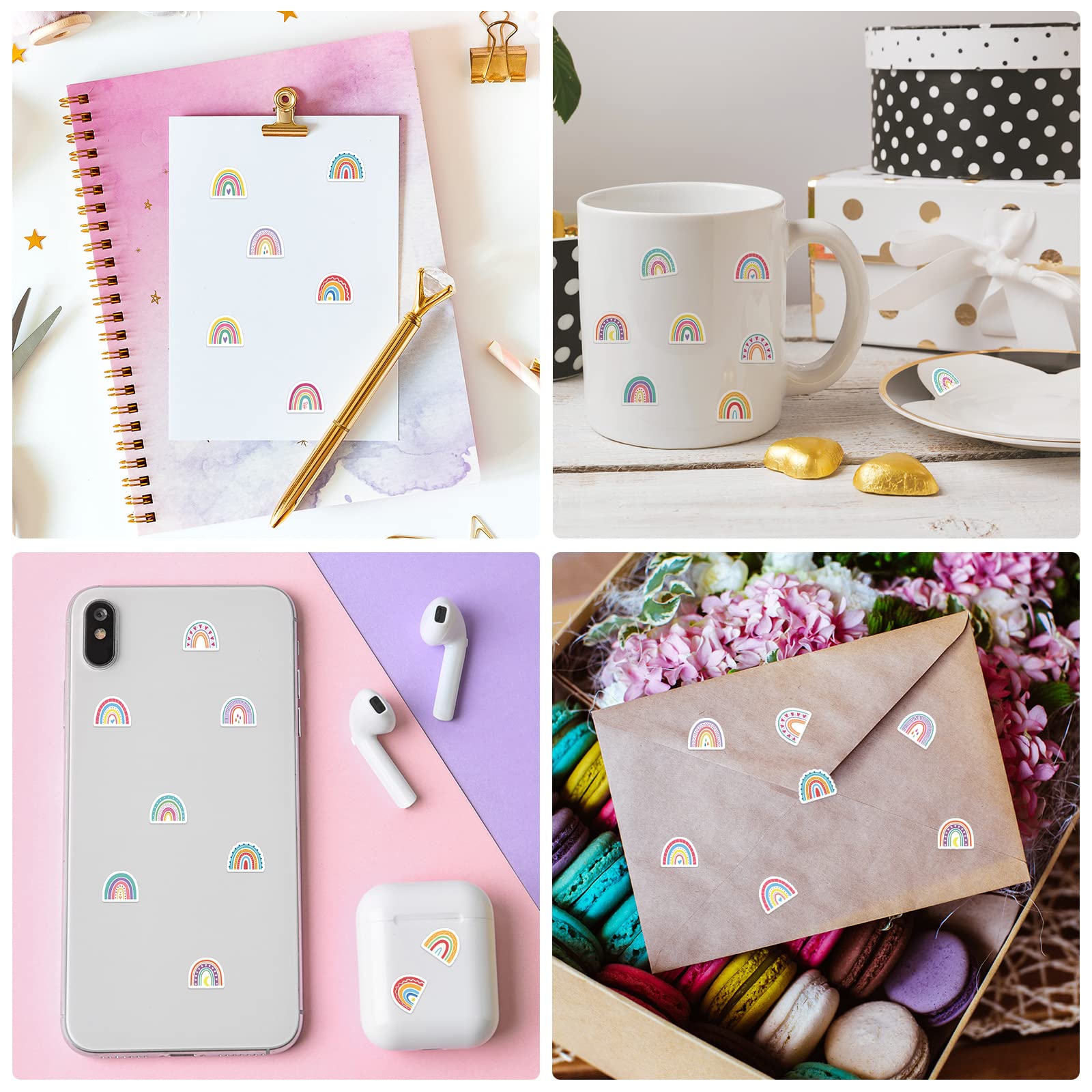 Snapklik.com : 3000 Pcs Small Rainbows Stickers For Kids Mini Rainbows ...