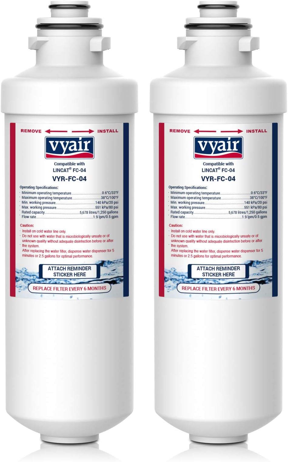 Vyair VYR-FC-04 Water Boiler Filter Cartridge Compatible with Lincat ...