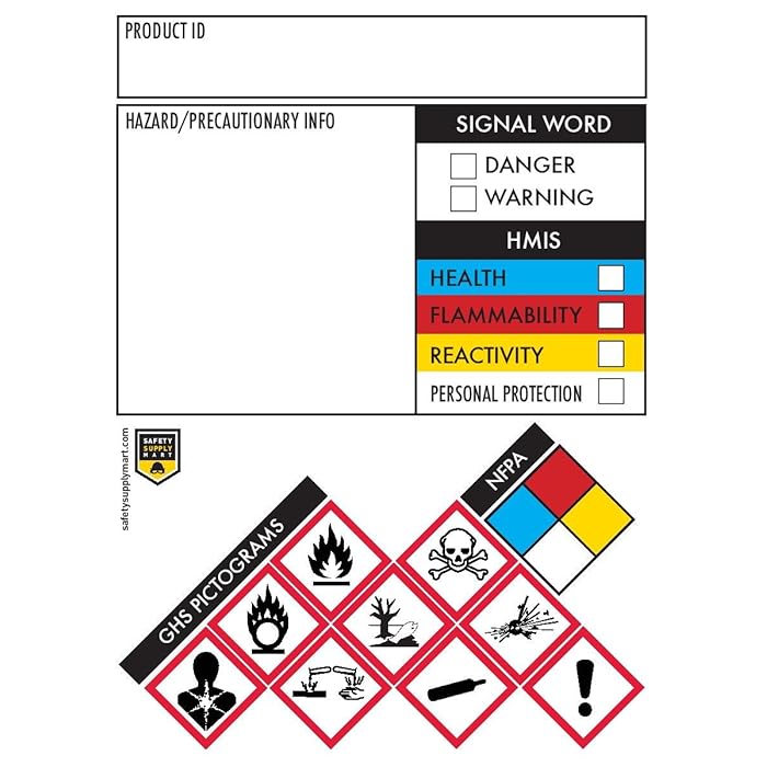 Buy Safety Data Sheet Stickers/MSDS Stickers, 3" x 4", Roll of 250 ...