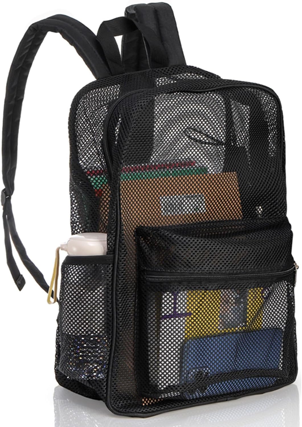 Amazon.com: Cididu Black Mesh Backpack, Mesh Backpack, See Through ...