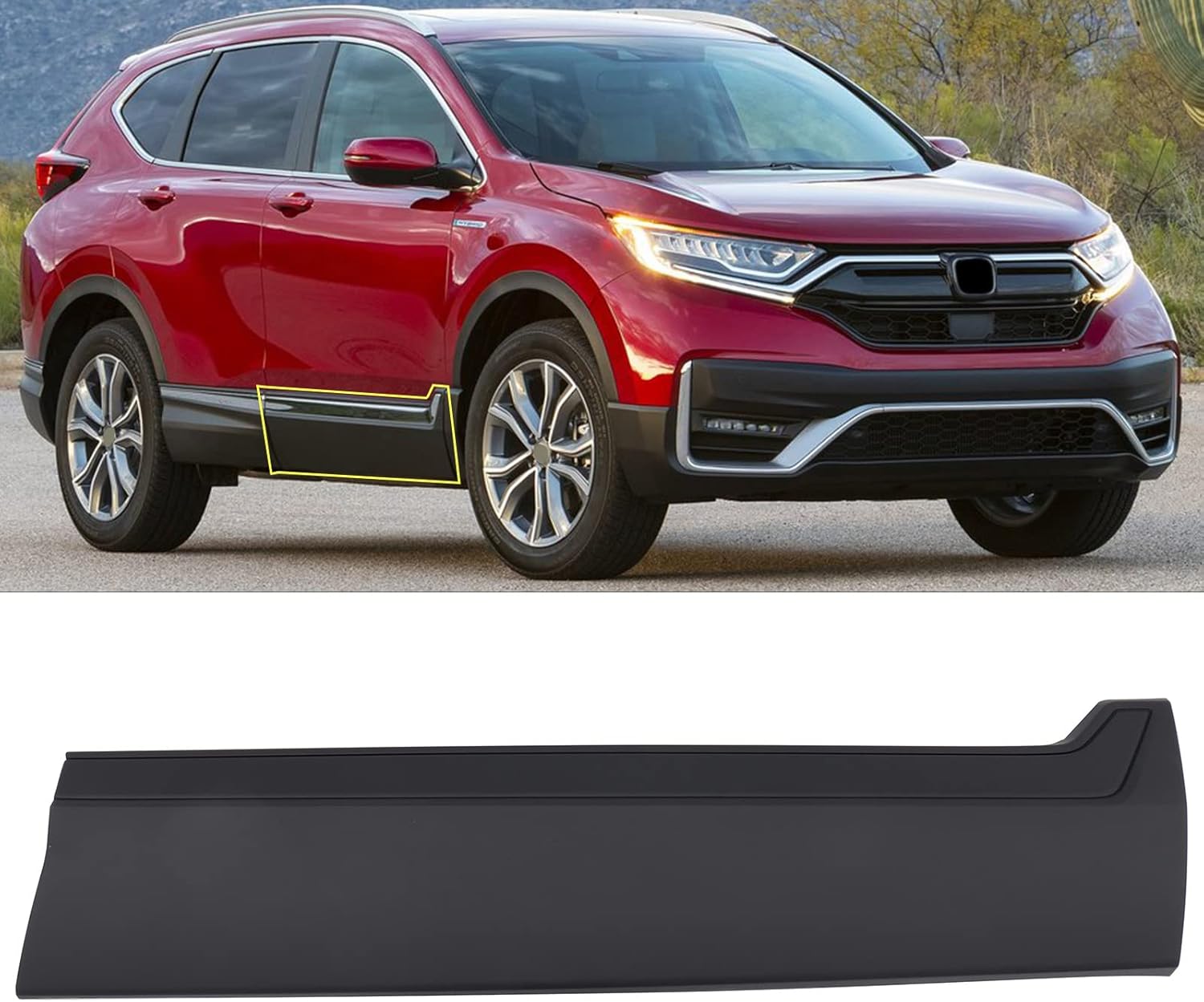 Amazon.com: FSHero Riding Front Door Lower Molding Trim Panel Fit for ...