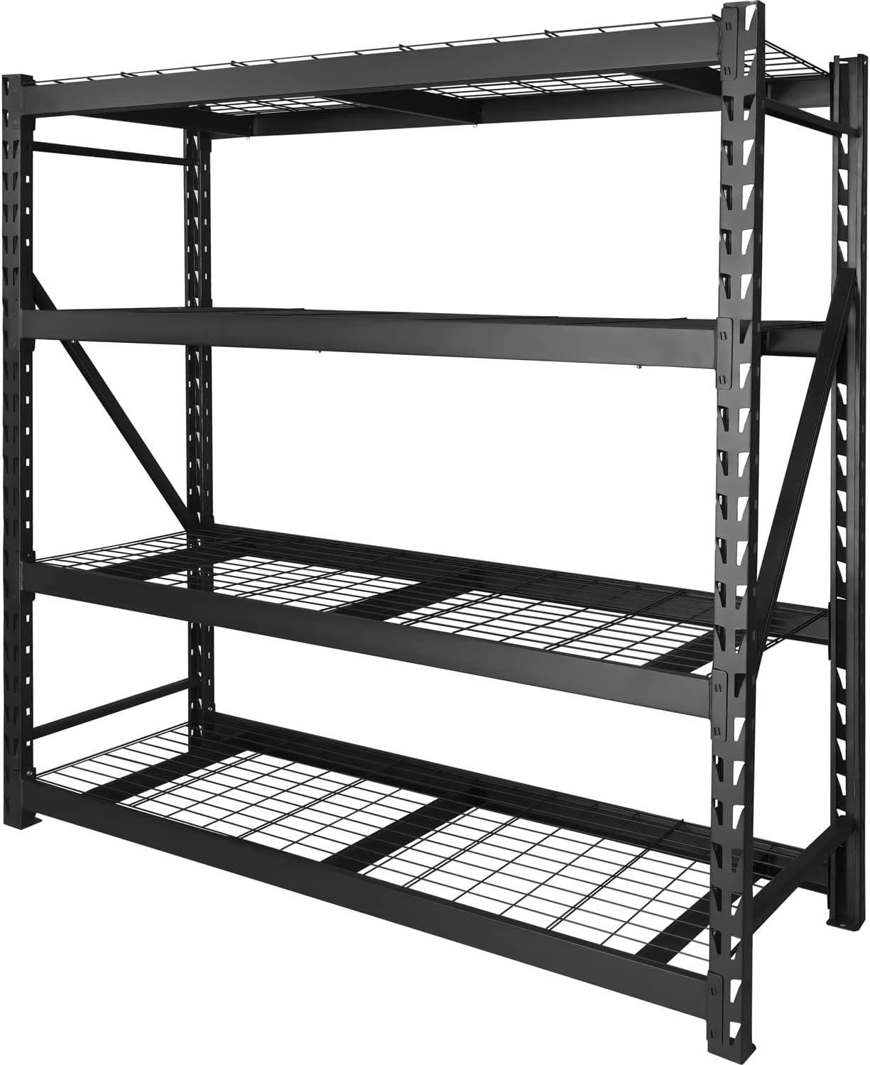 GUTSTARK Estante de Acero 4 Niveles 183 X 61 cm Organizador de Uso Rudo ...