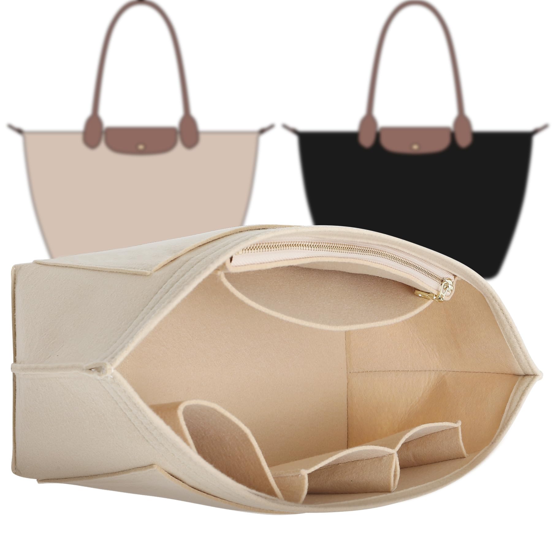 Amazon.com: Doxo Longchamp Purse Organizer Insert Large Compatible with ...
