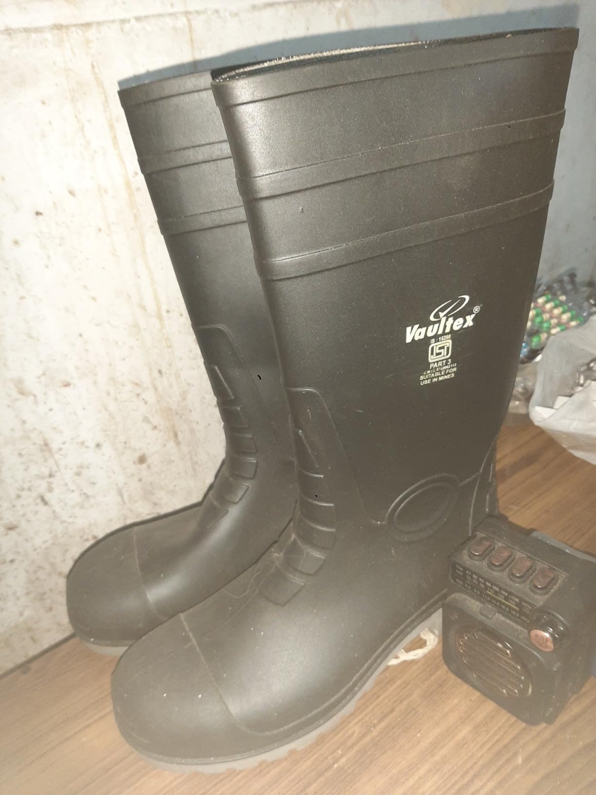 Vaultex PVC Gumboots - 1 Pair | ISI Marked | Heavy Duty Industrial ...