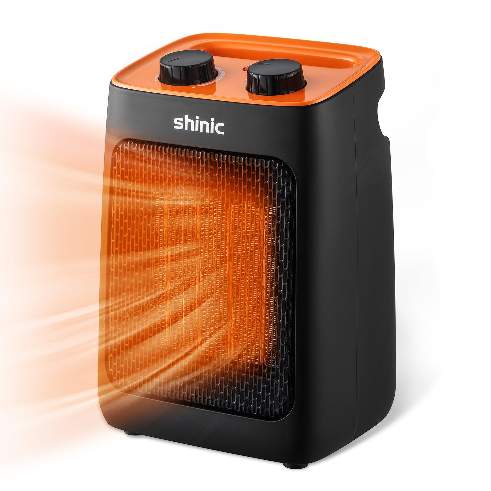 Amazon.com: shinic Space Heater with Thermostat, 1500W/750W Portable ...